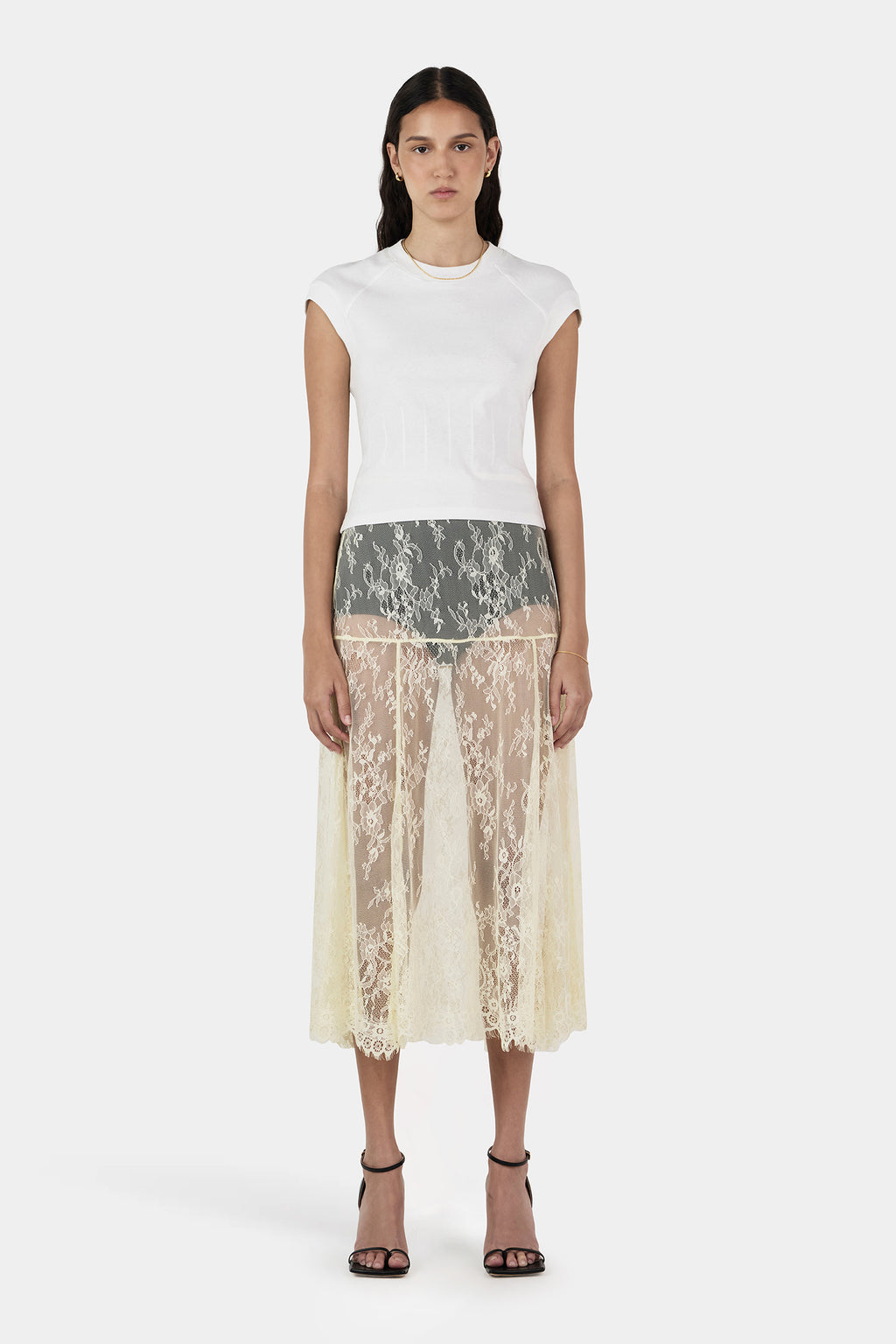 Emanuel Lace Skirt Butter – Hansen & Gretel