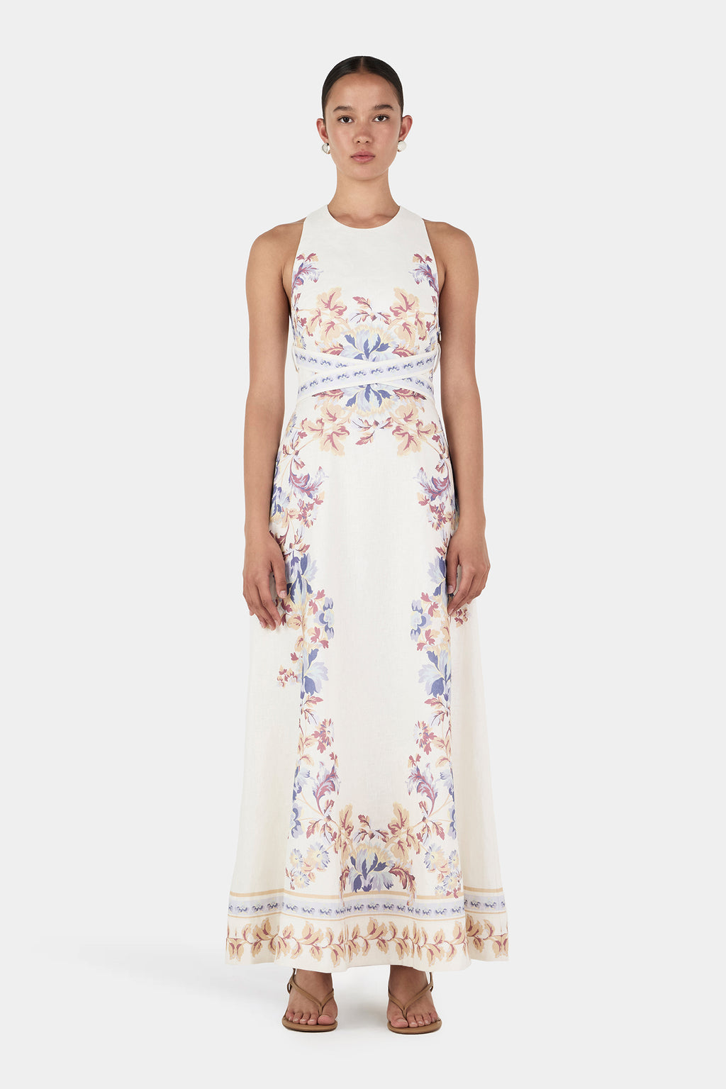 Alanis Linen Dress Hawaiian Tablecloth – Hansen & Gretel