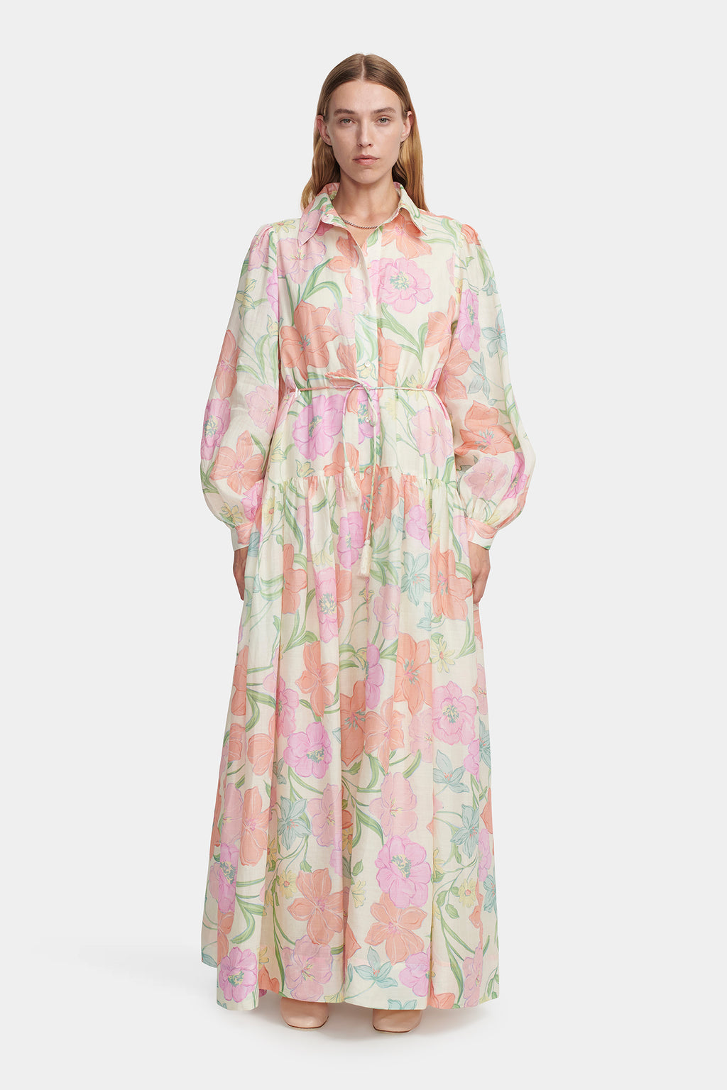 Delia Shirt Dress Flower Market – Hansen & Gretel
