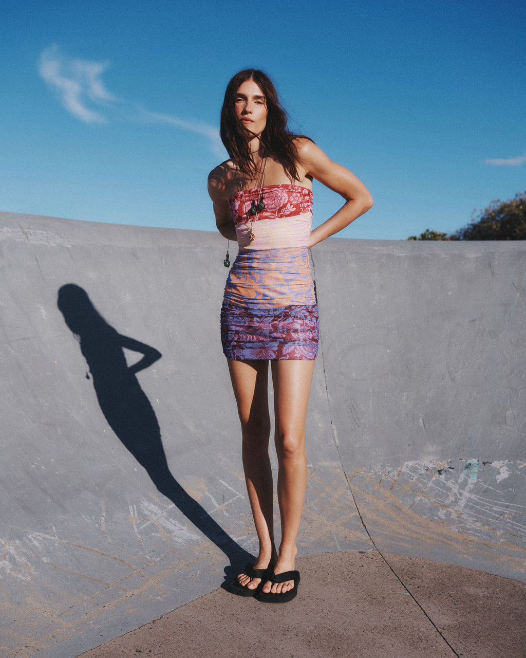 Fredric Mini Dress Baja Bloom – Hansen & Gretel