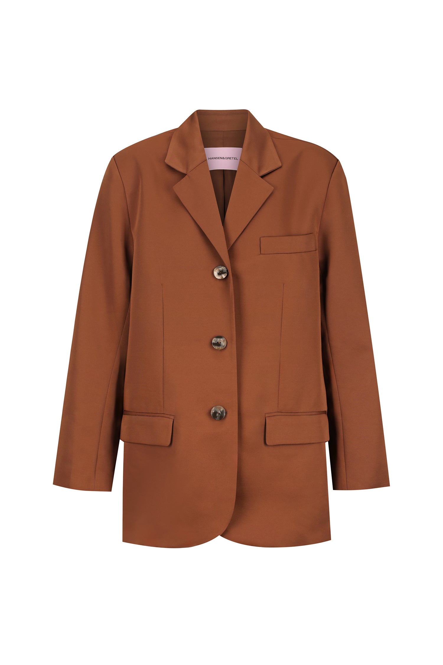 Jamal Suit Jacket Chocolate – Hansen & Gretel