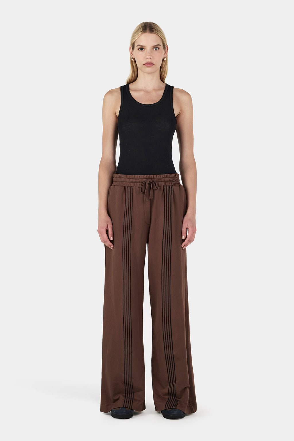 Jac Embroidered Track Pant Chocolate – Hansen & Gretel
