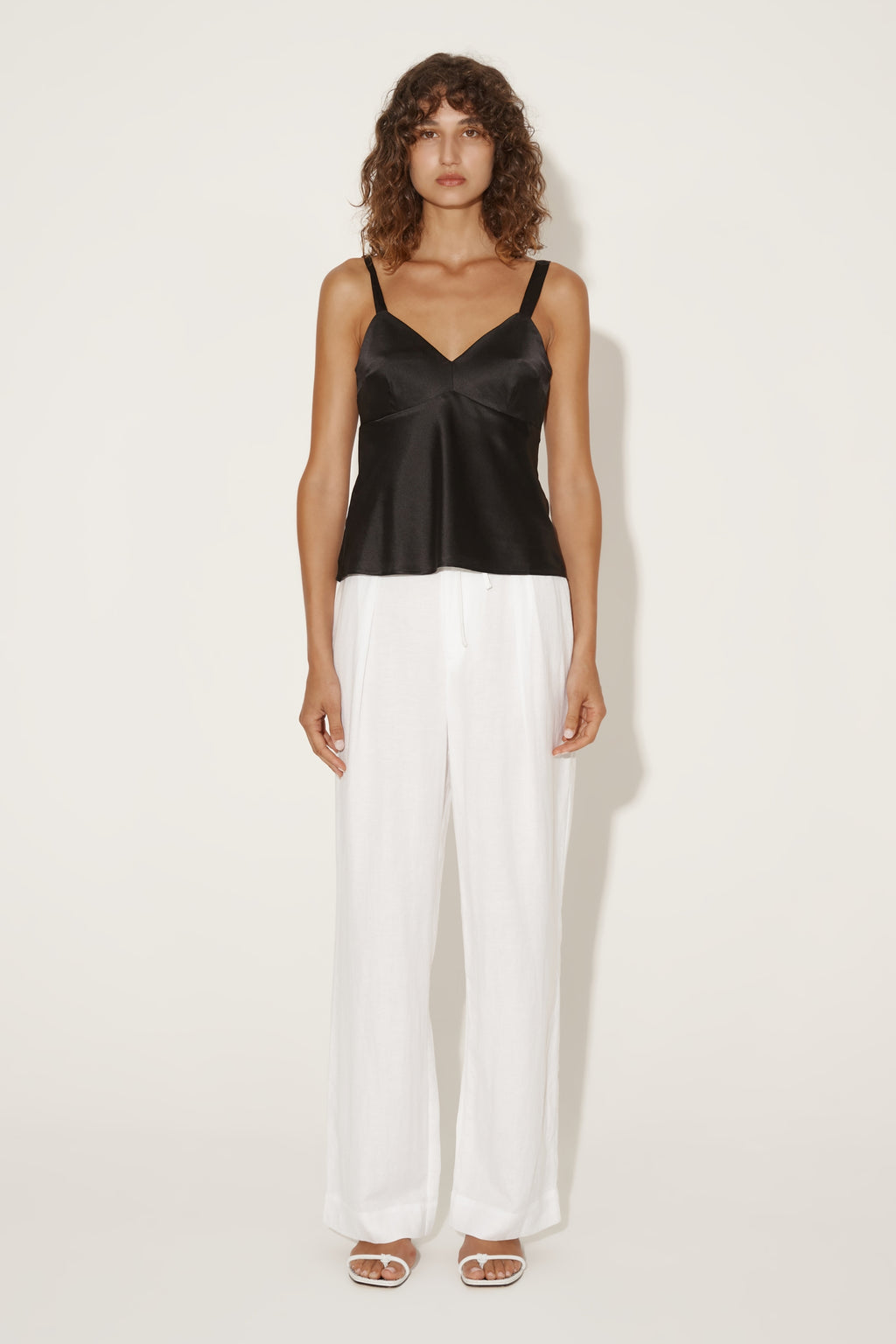 Quinn Silk Cami Black – Hansen & Gretel